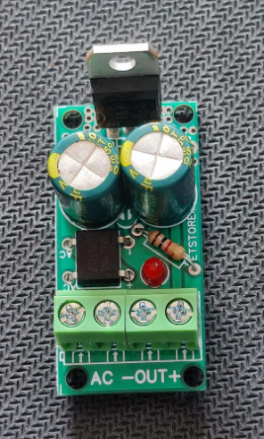 BRIDGE RECTIFIER MODULE DB107 WITH 7805 REGULATOR 25V – Main Store