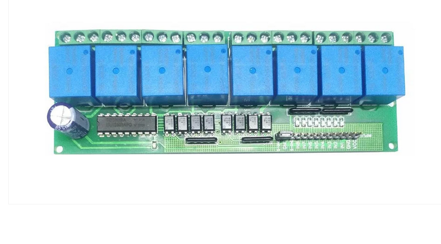 12V Eight 8 Channel Relay Module With Optocoupler active high IBAT1471 ...