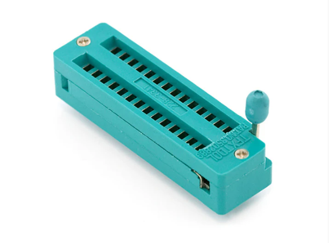 ZIF Socket 28 Pin WIDE Body Universal Test Dip IC Connector – Main Store