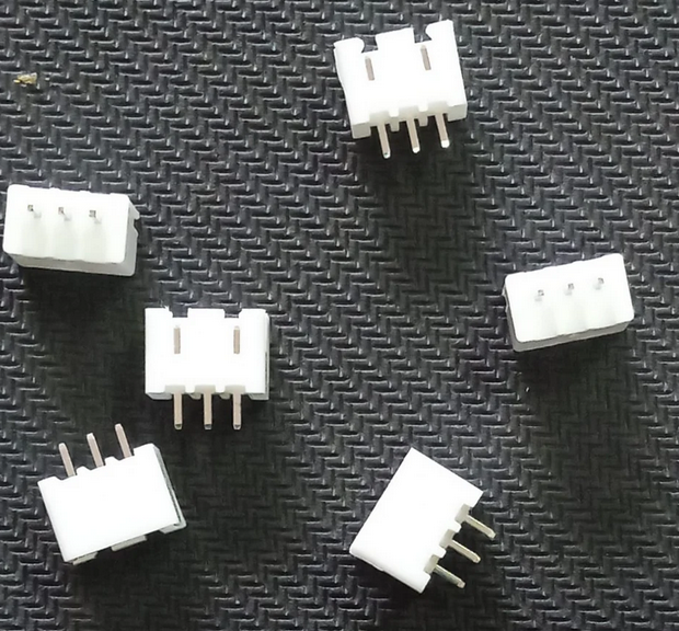 3 Pin JST male straight 2.54MM 2515 XH Connector 3p – Main Store