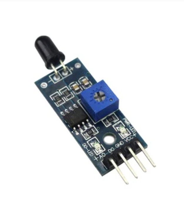 Fire Sensor 4 Pin Flame Detector Module – Main Store